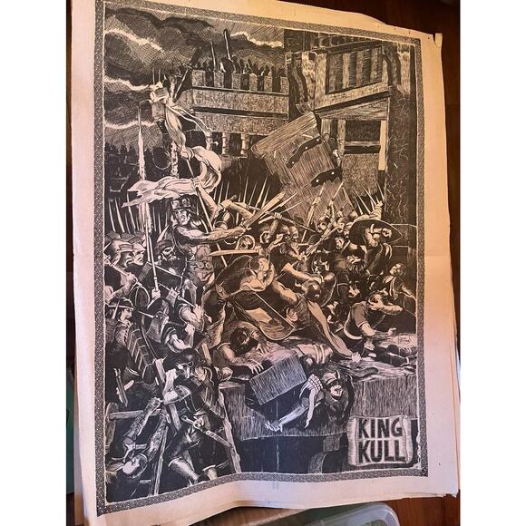 Vintage | Other | 977 King Kull Newspaper Centerfold | Poshmark